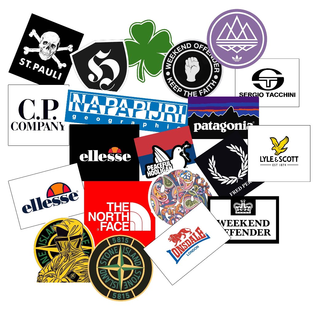 50 STICKER CASUAL ULTRAS HOOLIGAN SUPPORTER STICKER CUTTING STICKER ...
