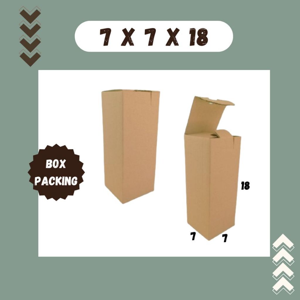 Box 7x7x18 Cardboard A0 Packing Carton Box Medicine Packaging Box Toys ...