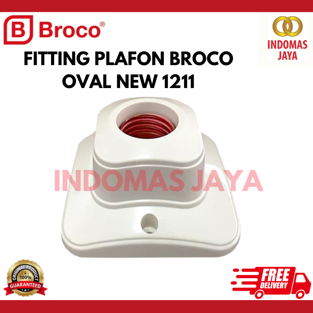 Fitting / LARGE CEILING FITTING NEW BROCO SQUARE 1211 - CREAM | Shopee ...