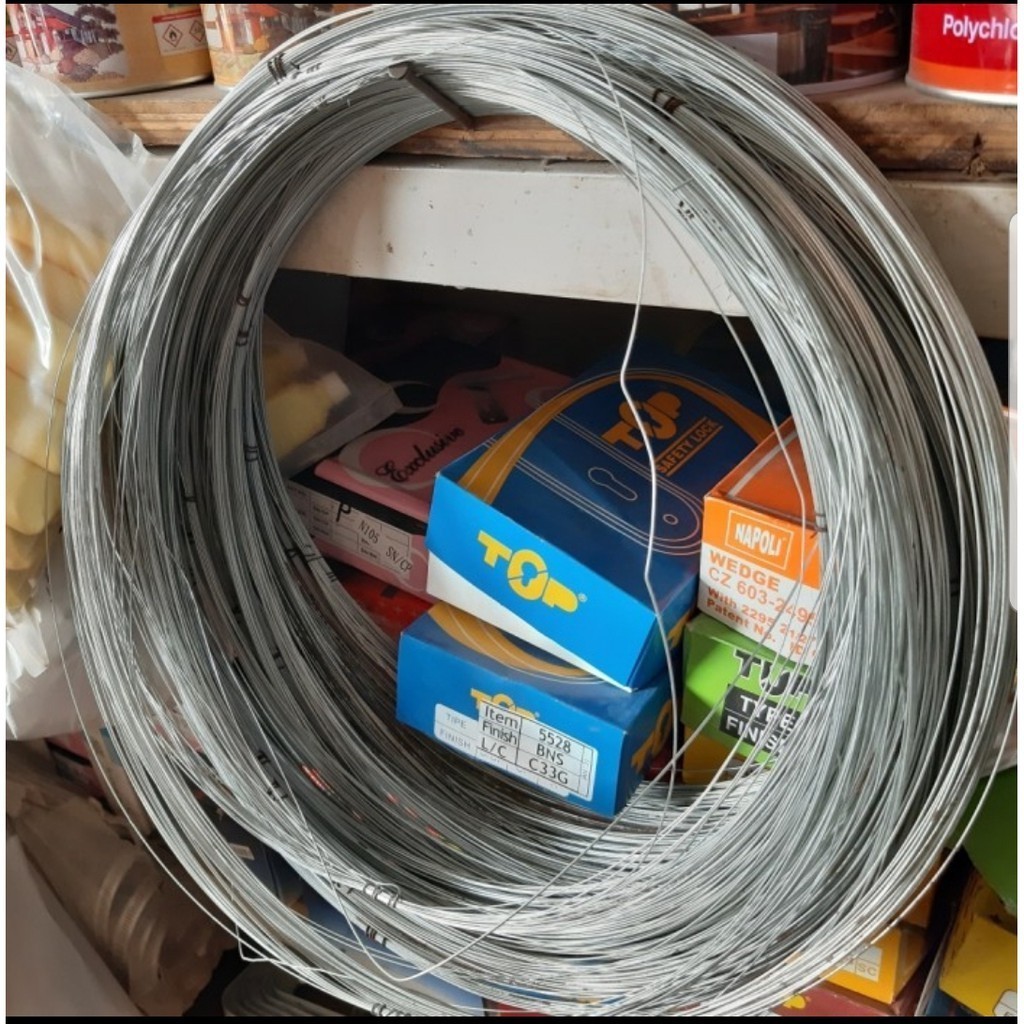 PUTIH Bwg16 Concrete Wire 1 Roll/ 16MM White bendrat Wire/16MM Tie Wire ...