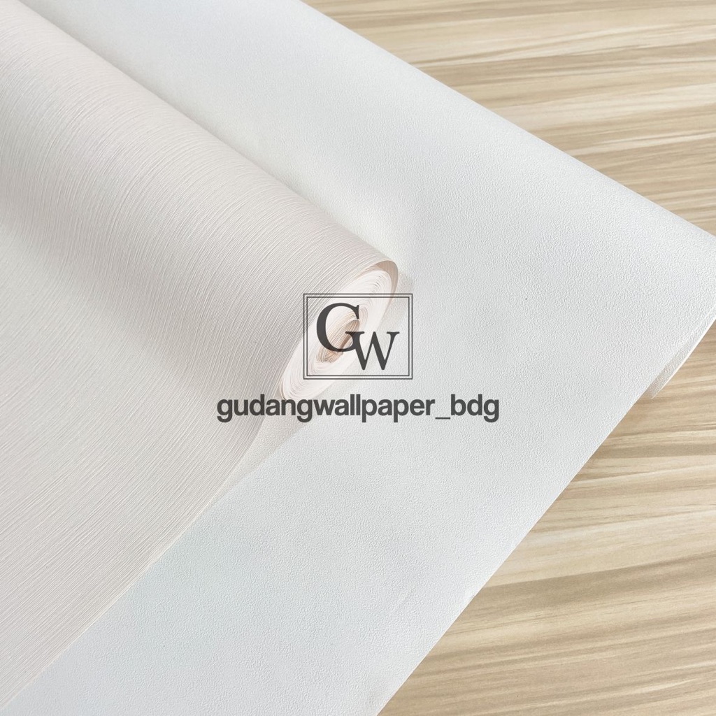 Plain White Vinyl Wall Wallpaper with Wood Grain Motif, Texture Wall ...