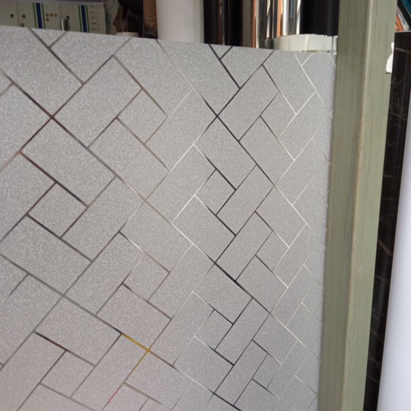 Home/sandblast window glass stickers with brick/sell motifs 1m x 120cm ...