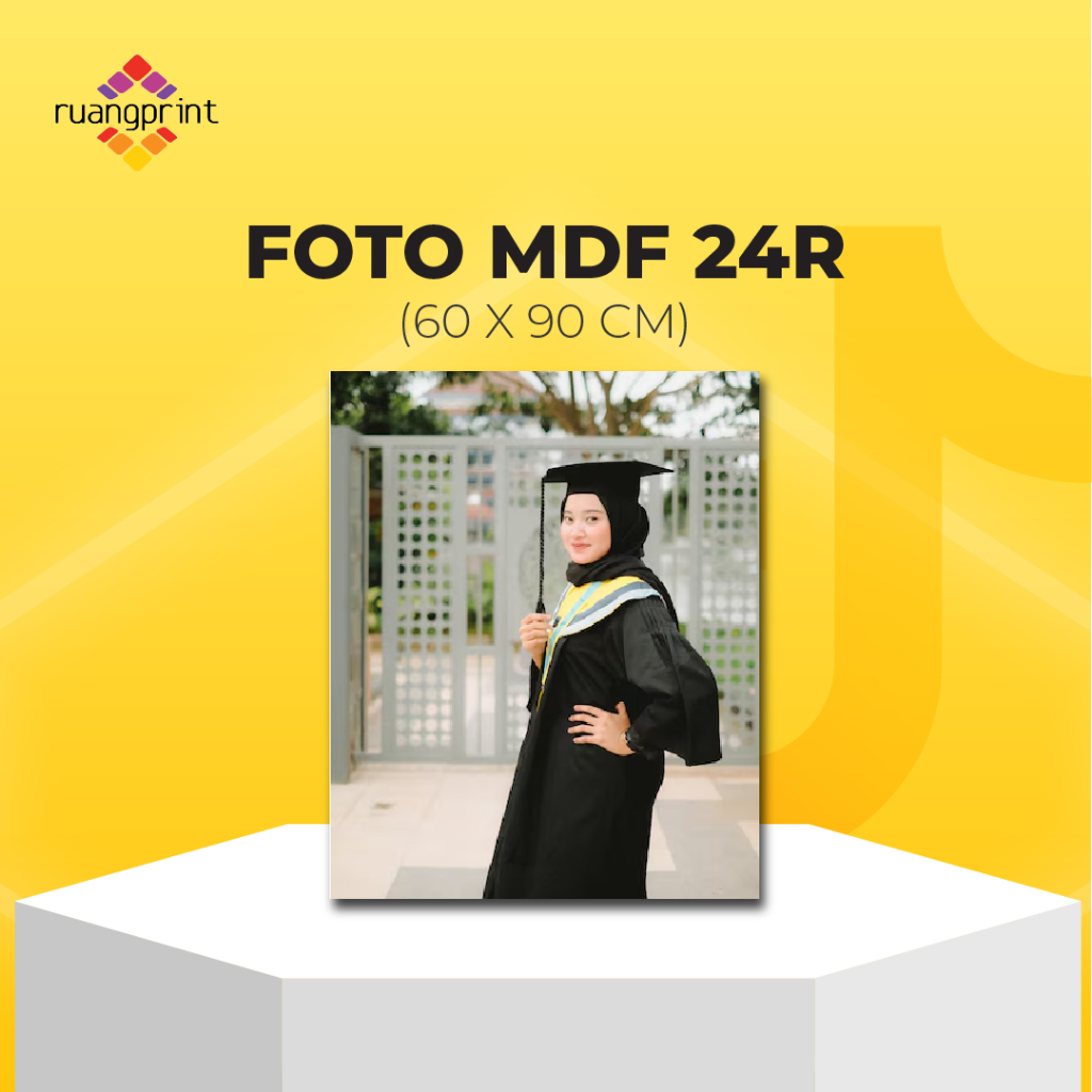 Mdf 24R Photo/Wedding Photo Print/MDF Frame Family Photo/Graduation ...