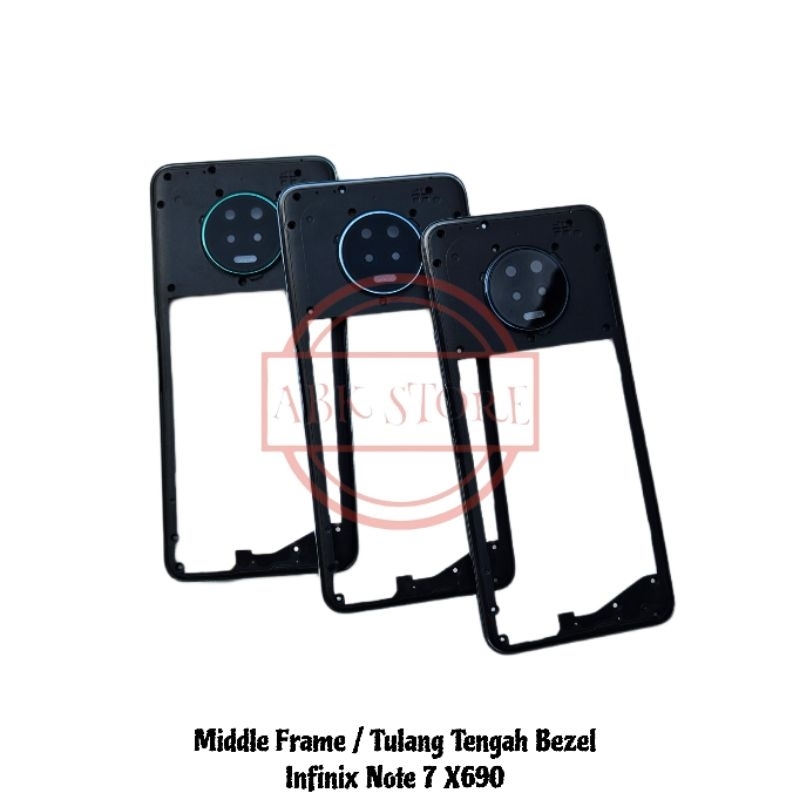 Middle Frame - Middle Bone Bezel - Infinix Note 7 X690. Case Frame ...