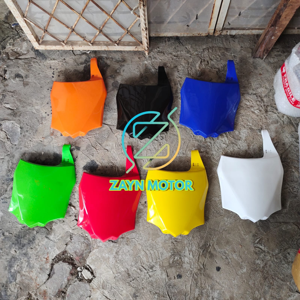 Kx85 NUMBER PLATE NUMBER BOARD COVER NUMBER PLATE KX 85 TRAIL SUPERMOTO ...