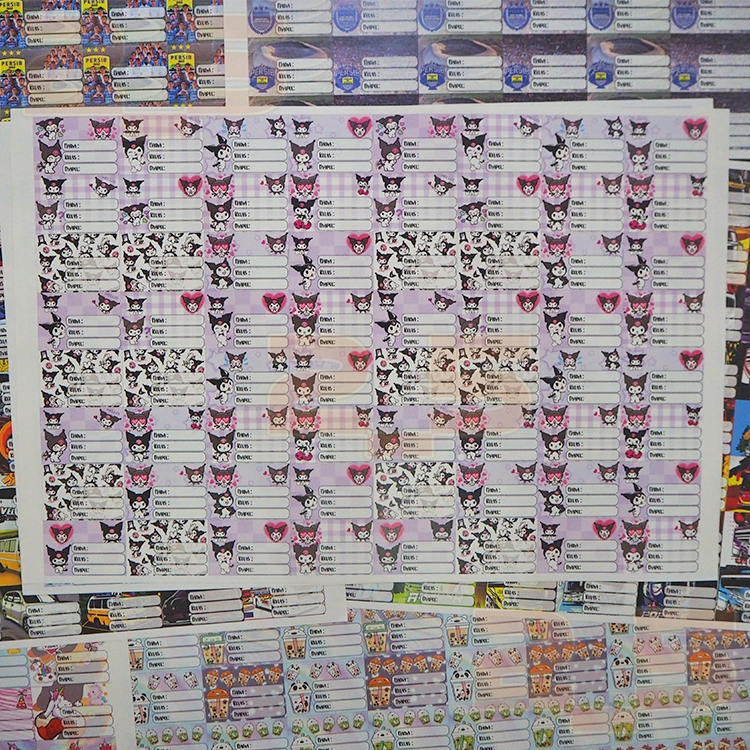 MATA Kuromi Cinnamoroll Theme Subject Book Label Sticker | Shopee ...
