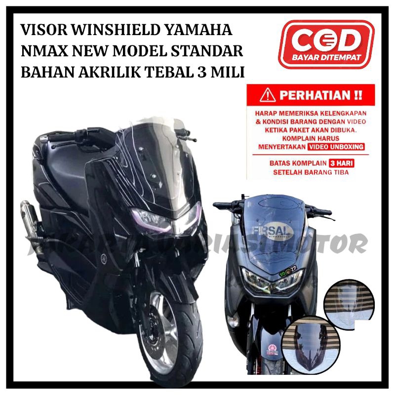 Visor yamaha nmax new Variation Of Standard model Material full Acrylic ...