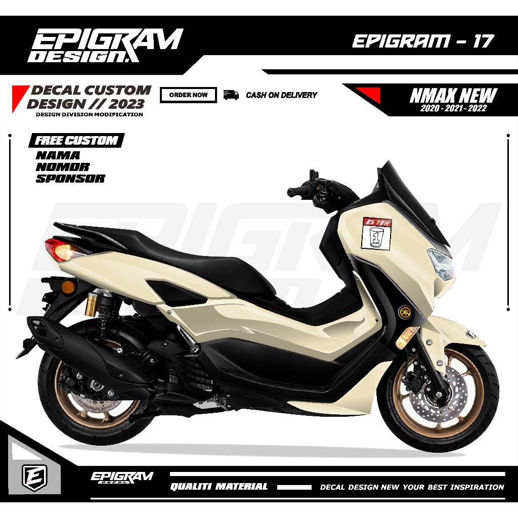 NMAX NEW 2020 2021 2022 2023 2024 Fullbody Motorcycle Decal Sticker ...