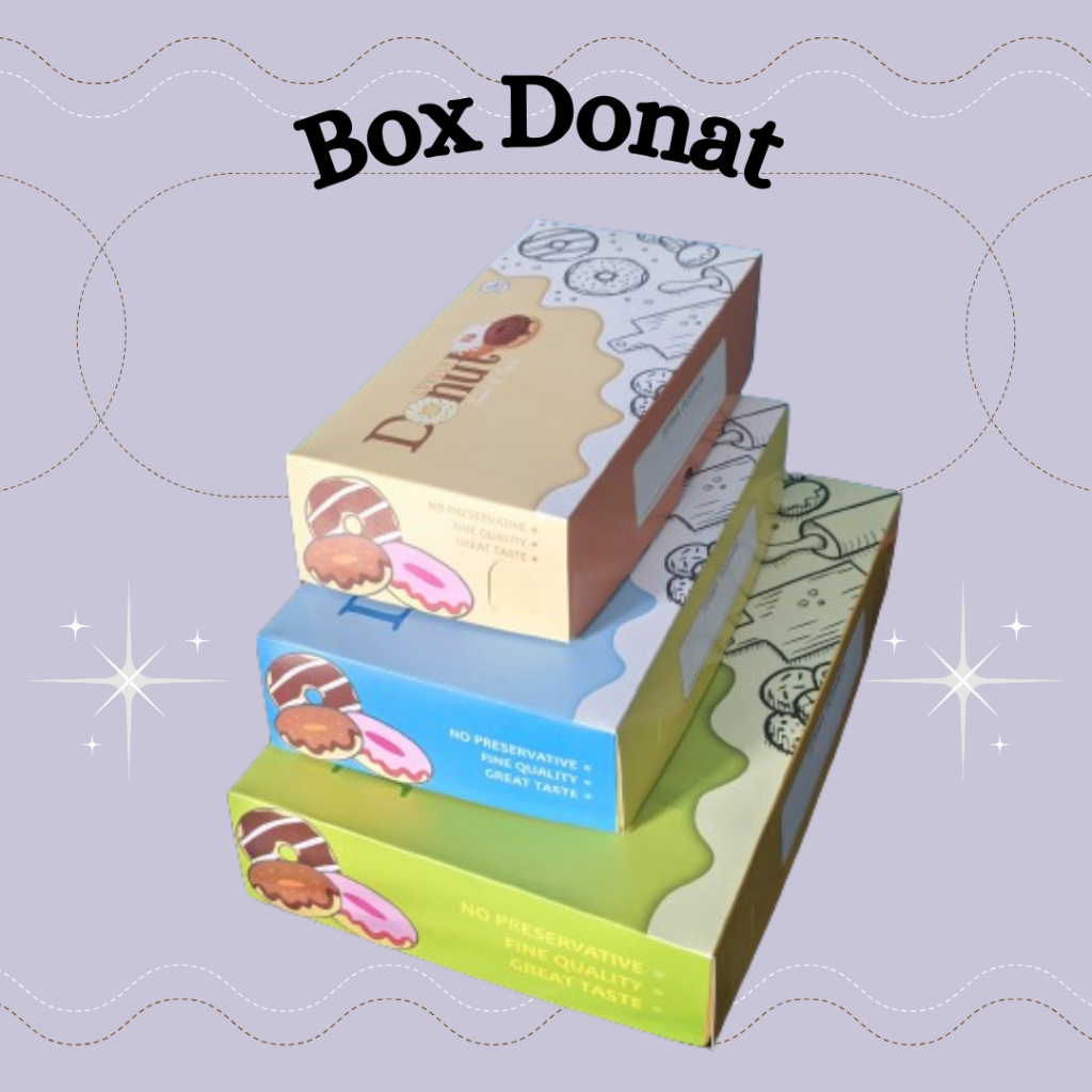 [ CONTENTS 50 ] Donut Box/ Donut Box / Donut Packaging / Donut ...
