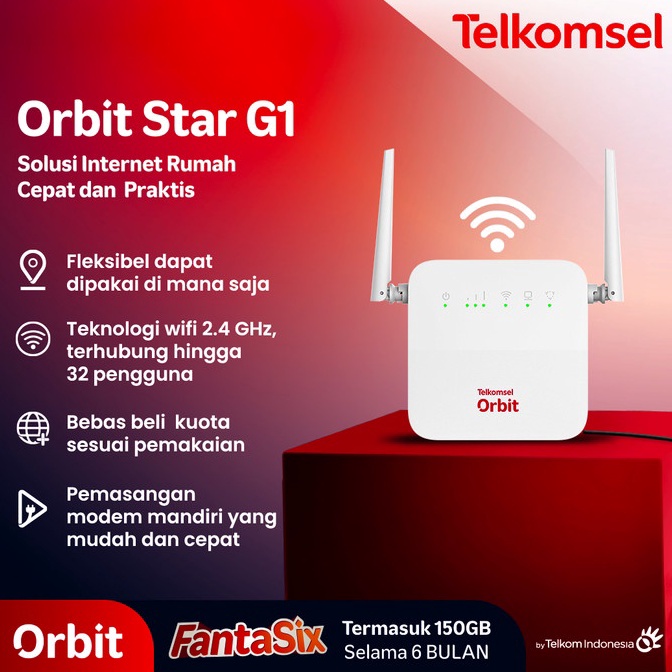 Telkomsel Orbit Star G1 Modem Router Wifi 4G Free Quota 15GB o Q7X2 | Shopee Philippines