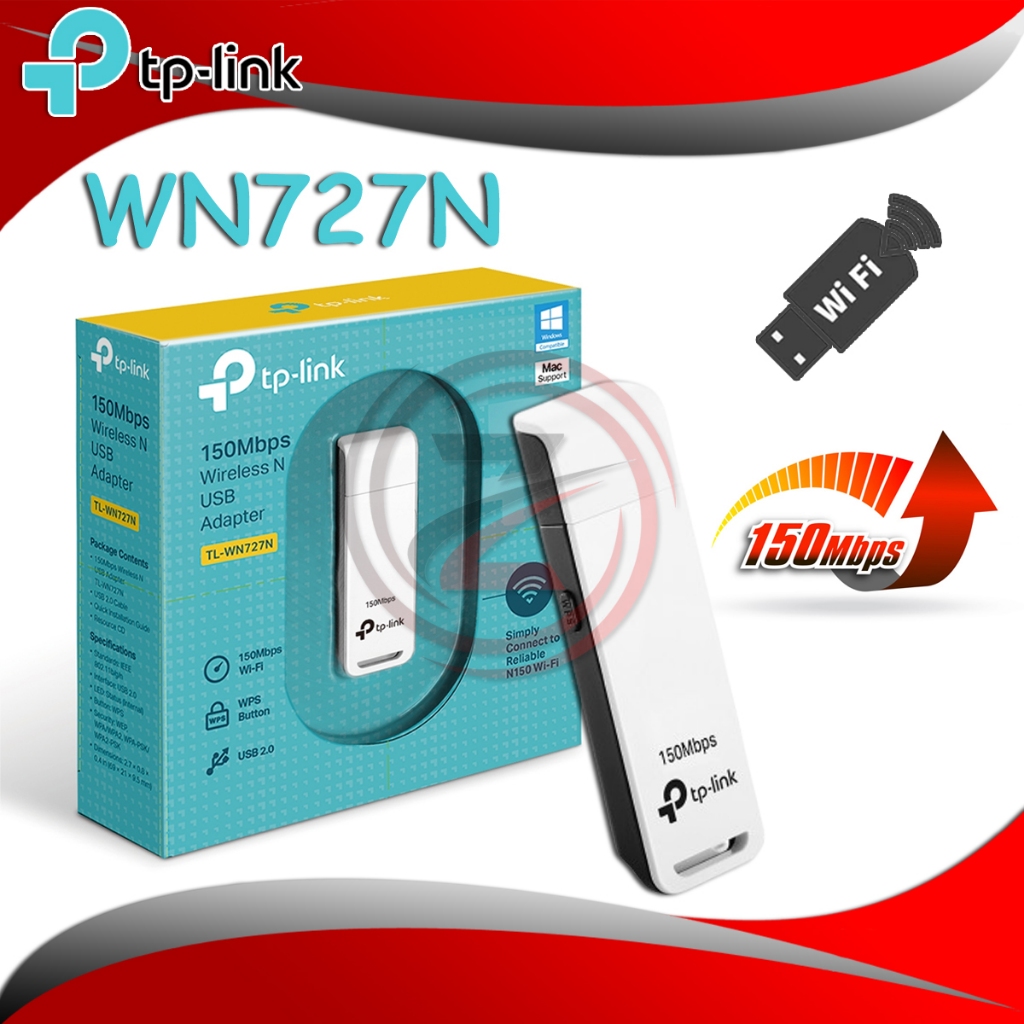 Tp-link TL WN727N 150Mbps Wireless N USB Adapter | Shopee Philippines