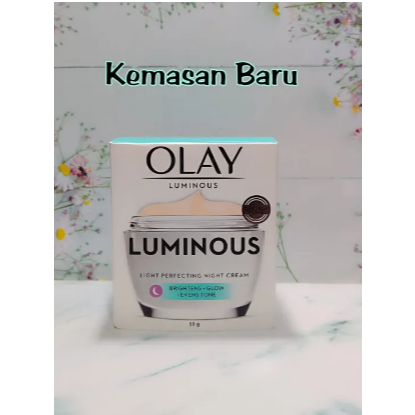 Olay Luminous Light Perfecting Night Cream - Skincare Night Cream ...