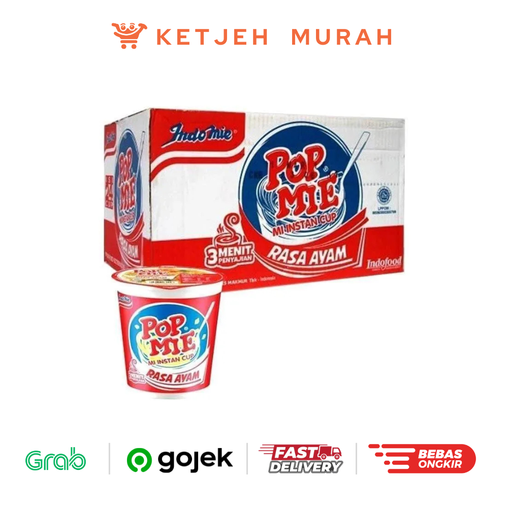 Pop Noodles Instant Noodles Chicken Flavor 1 Box Of 24 Pcs | Shopee ...