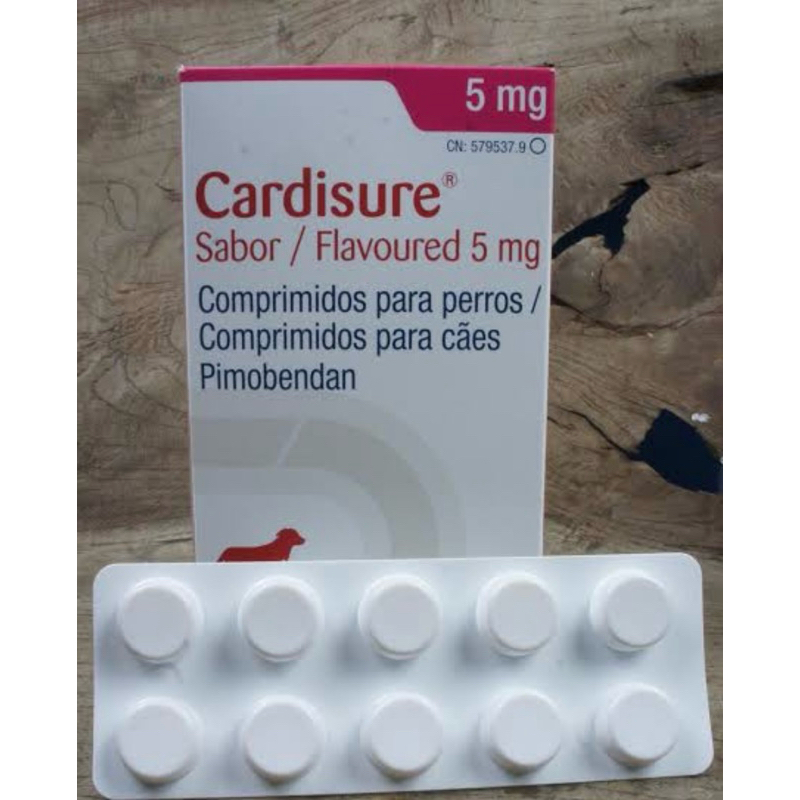 Cardisure Vetmedin Pimobendan 5mg Dog Heart Medicine Contains 10 ...