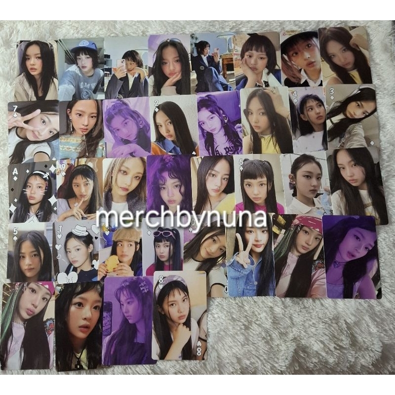 Photocard Minji, Haerin, Hanni, Danielle, Hyein NewJeans Weverse ...