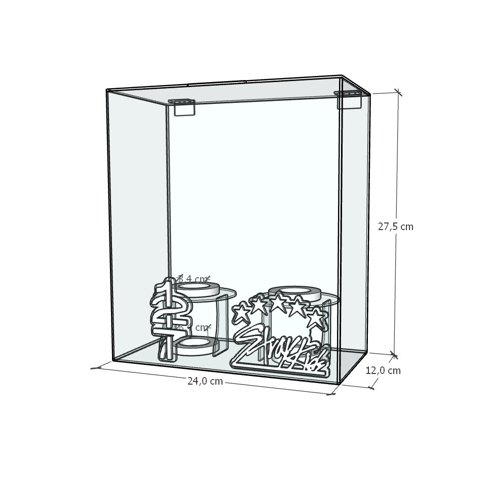 Nct 127x Straykids Lightstick Version 2/Custom Acrylic Box/Custom ...