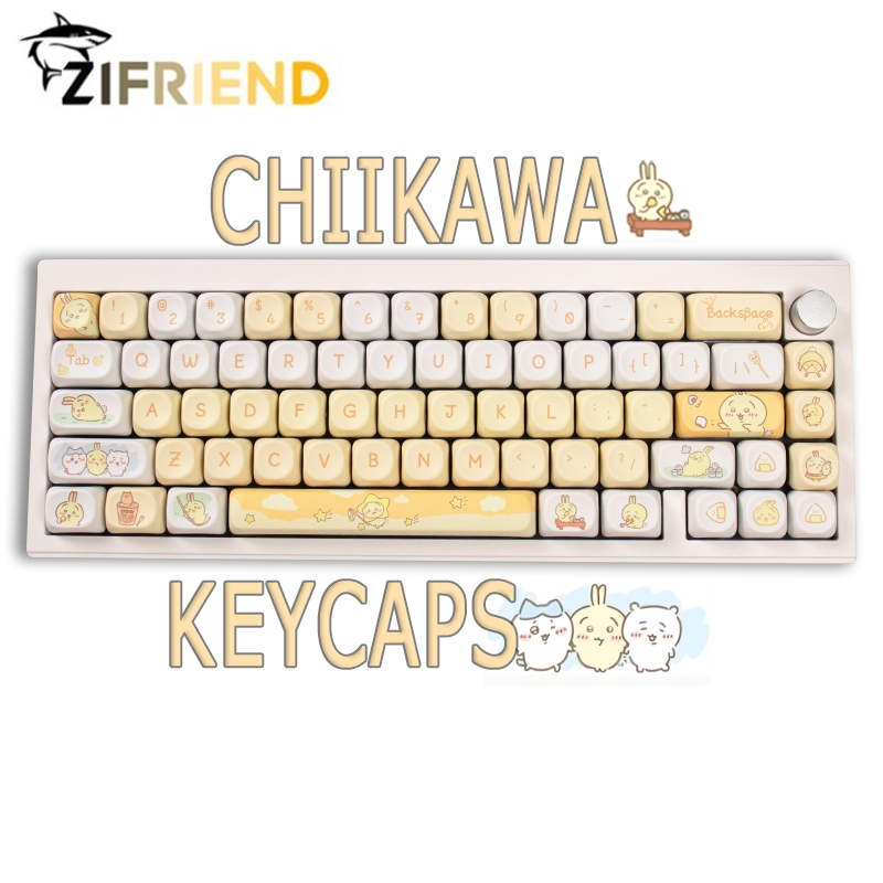 Zifriend CHIIKAWA Keycaps PBT Dye-sublimated MOA Height 95 Keys ...