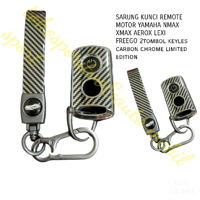 Yamaha NMAX XMAX AEROX LEXI FREEGO KEYLESS CARBON CHROME LIMITED ...