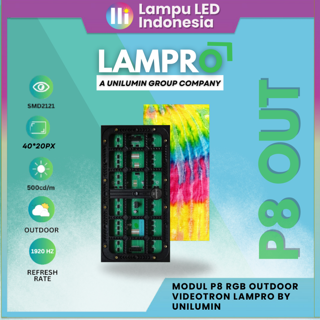 P8 RGB MODULE OUTDOOR VIDEOTRON LAMPRO BY UNILUMIN | Shopee Philippines