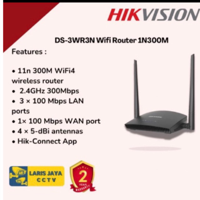 Hikvision DS-3WR3N 11N 300M. Wireless Router | Shopee Philippines