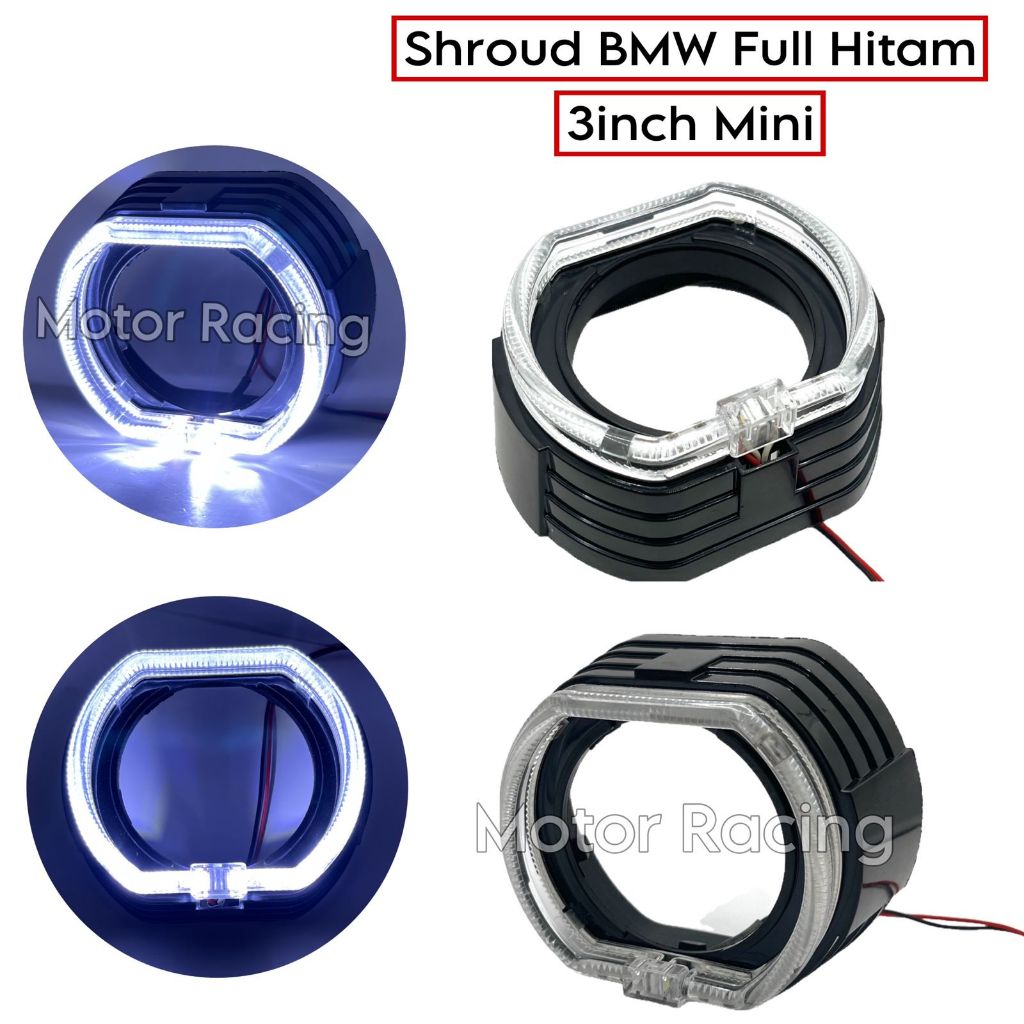 Bmw 3inch Mini Shroud With Dimensions/Size 2.5inch Unit | Shopee ...