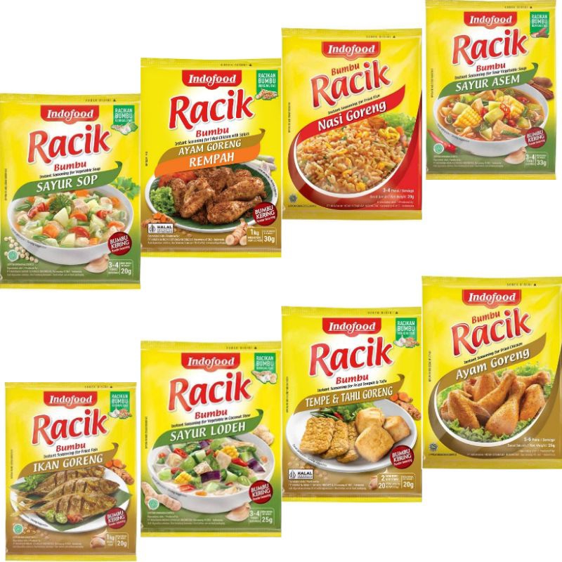 Indofood BUMBU RACIK RENTAL ALL VARIAN 20G×10 | Shopee Philippines