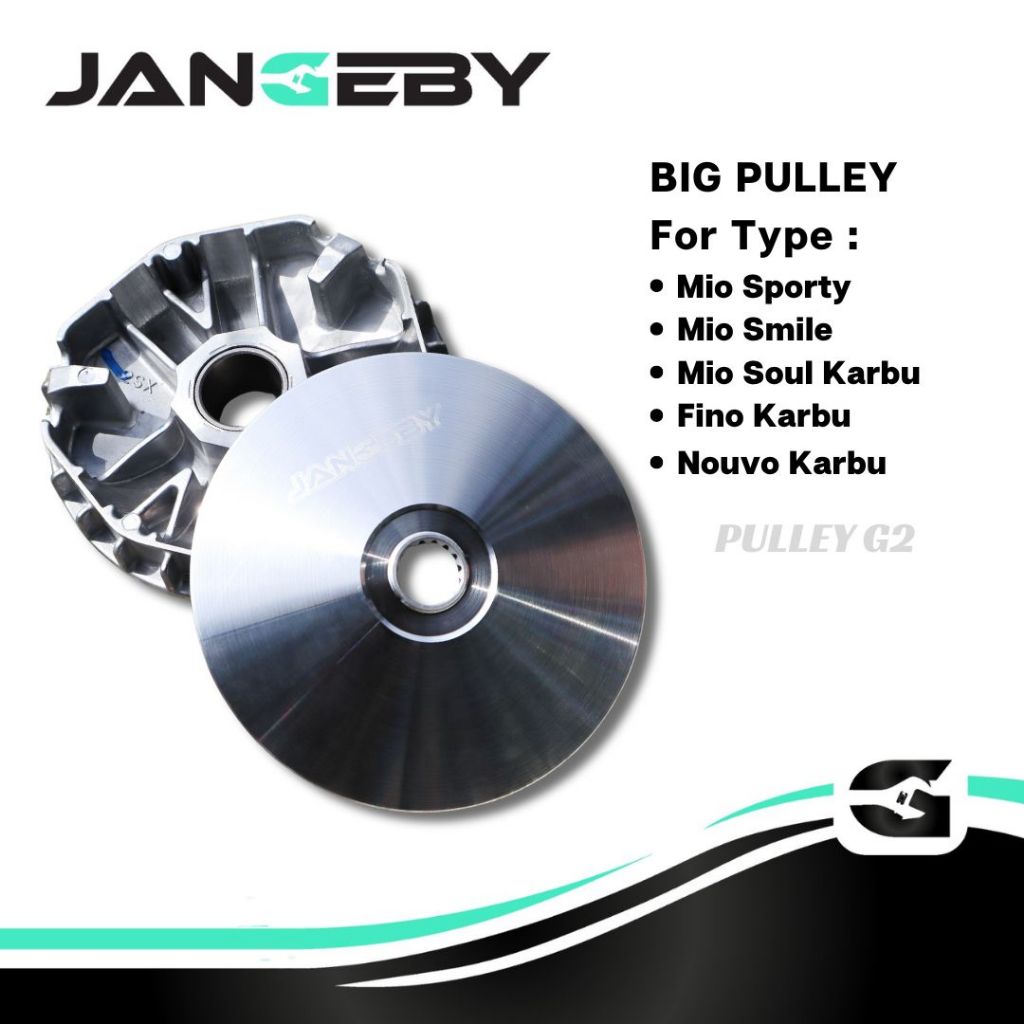 Pulley Custom Jangeby G2 BIG PULLY Mio Sporty Mio Smile Mio Soul Fino ...