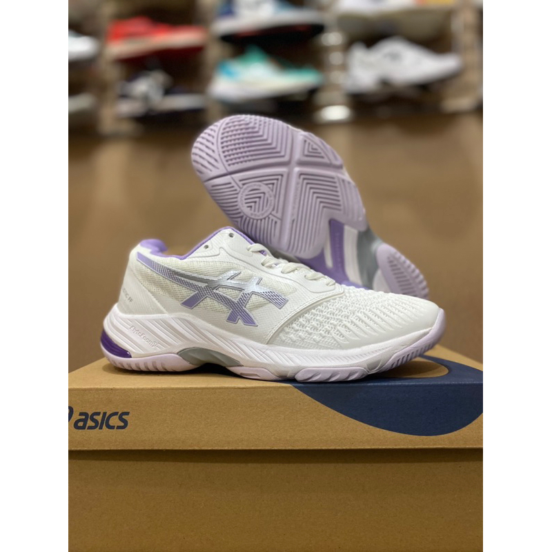 Women's Volleyball Shoes Netburner Ballistic White Purple Women's ...