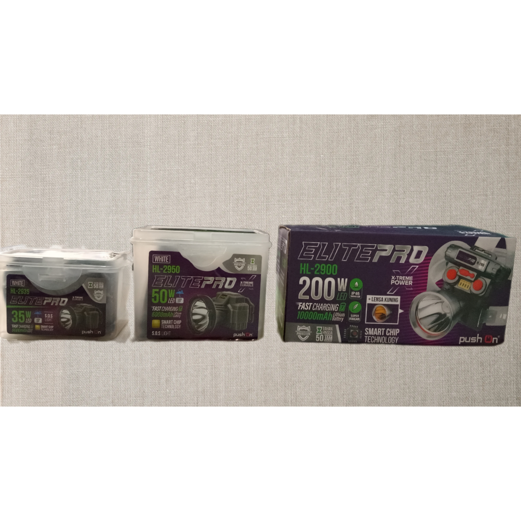 SENTER CAS KEPALA ELITEPRO PUSH ON | Shopee Philippines