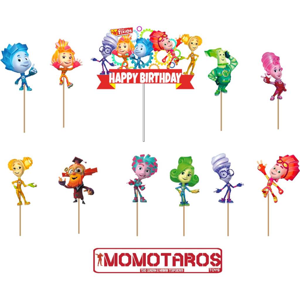 The Fixies cake Topper contains 12 pcs | Shopee Philippines