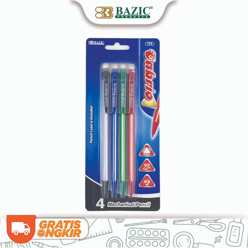 Bazic Cabrio Mechanical Pencil 0.7mm / Mechanical Pencil | Shopee ...