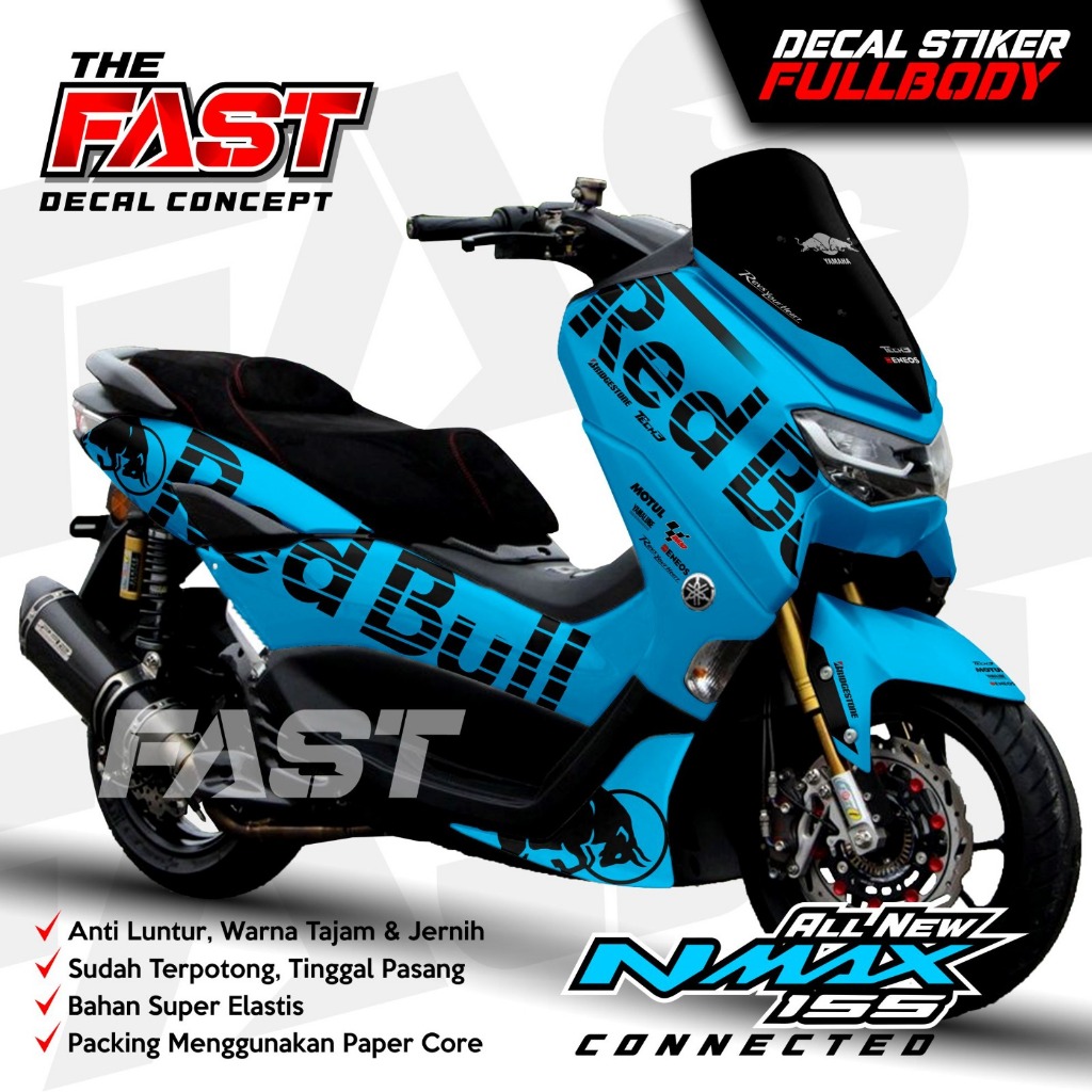 Sticker Nmax New Decal Nmax New Fullbody Latest Motif 2024 Striping ...