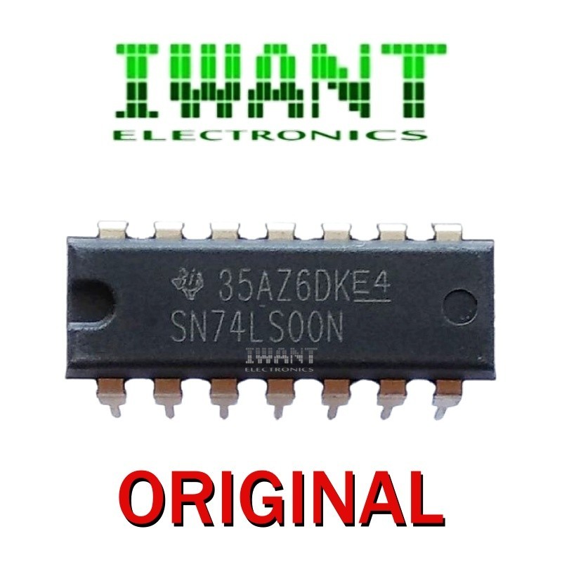 Sn74ls00n SN74LS00 IC 74LS00 ORIGINAL LS00 7400 74LS00N ORIGINAL | Shopee Philippines