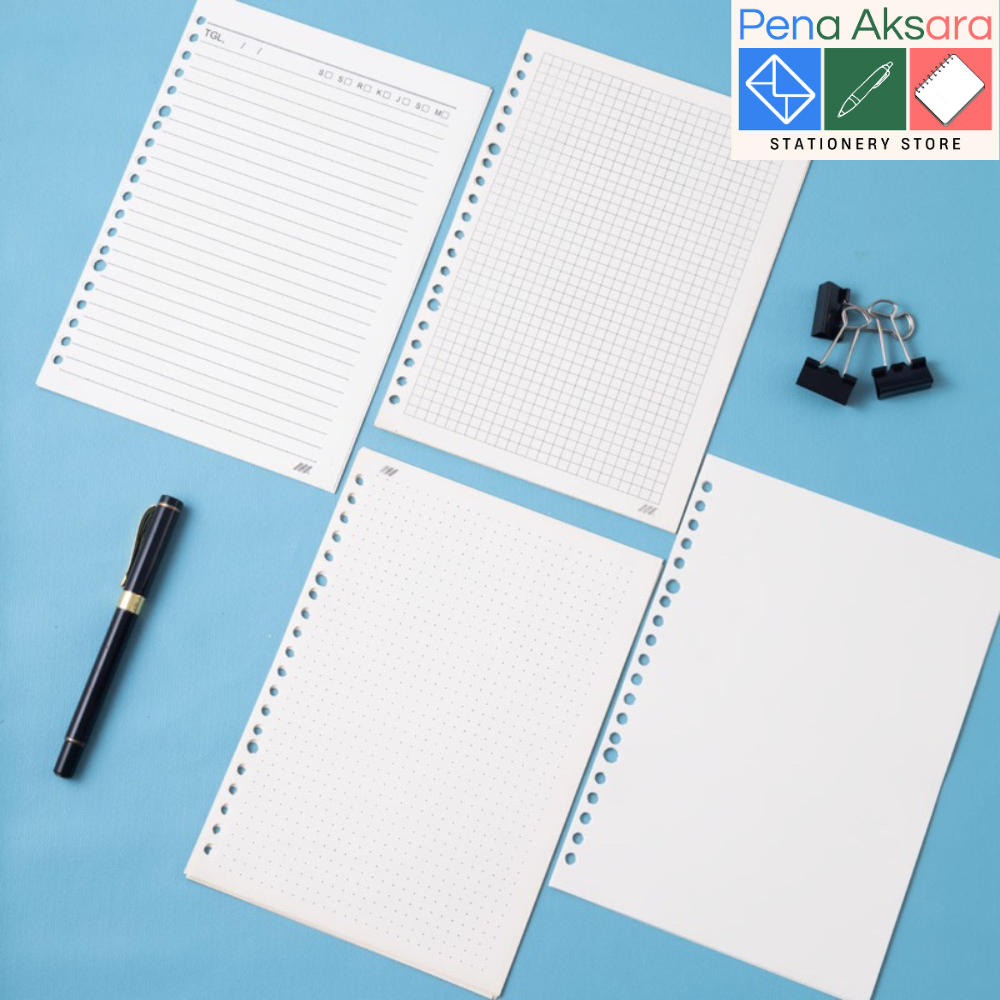 Loose Leaf File Paper for A5 B5 and A4 Binder Contents | Shopee Philippines