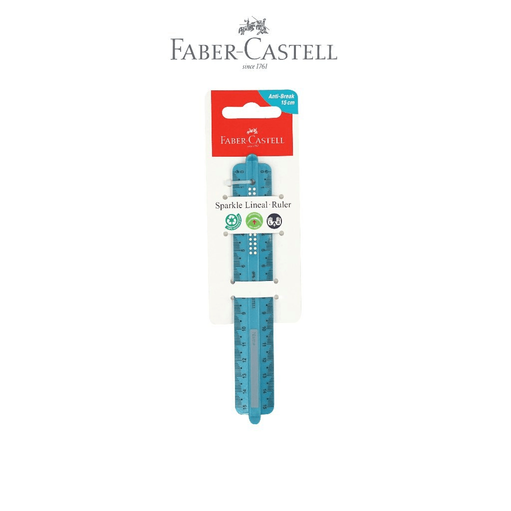 Ruler Length 15cm & 30cm Faber Castell Break-Resistant Sparkle Faber ...
