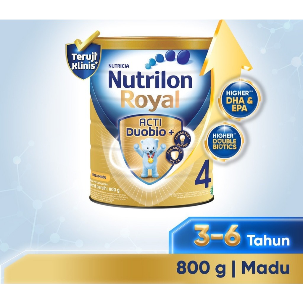 Nutrilon ROYAL 4 CHILDREN'S GROWTH MILK HONEY POWDER 800Gr | Shopee ...