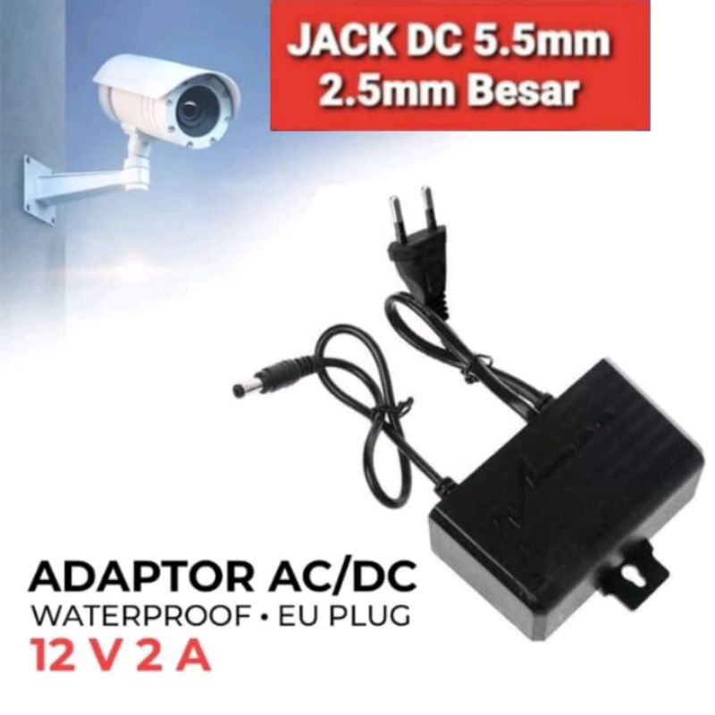 Ac adapter CCTV camera DC 5V-2a/12v 2a Can use various Ip cameras ...