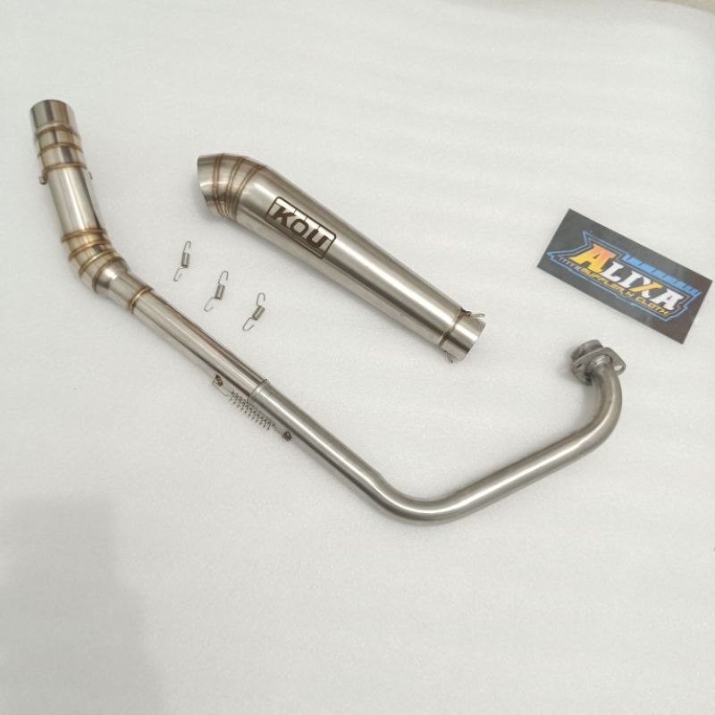 Super OPEN PIPE KOU DS4 63mm FOR TMX 125 155 RUSI RACAL EURO SKYGO ...