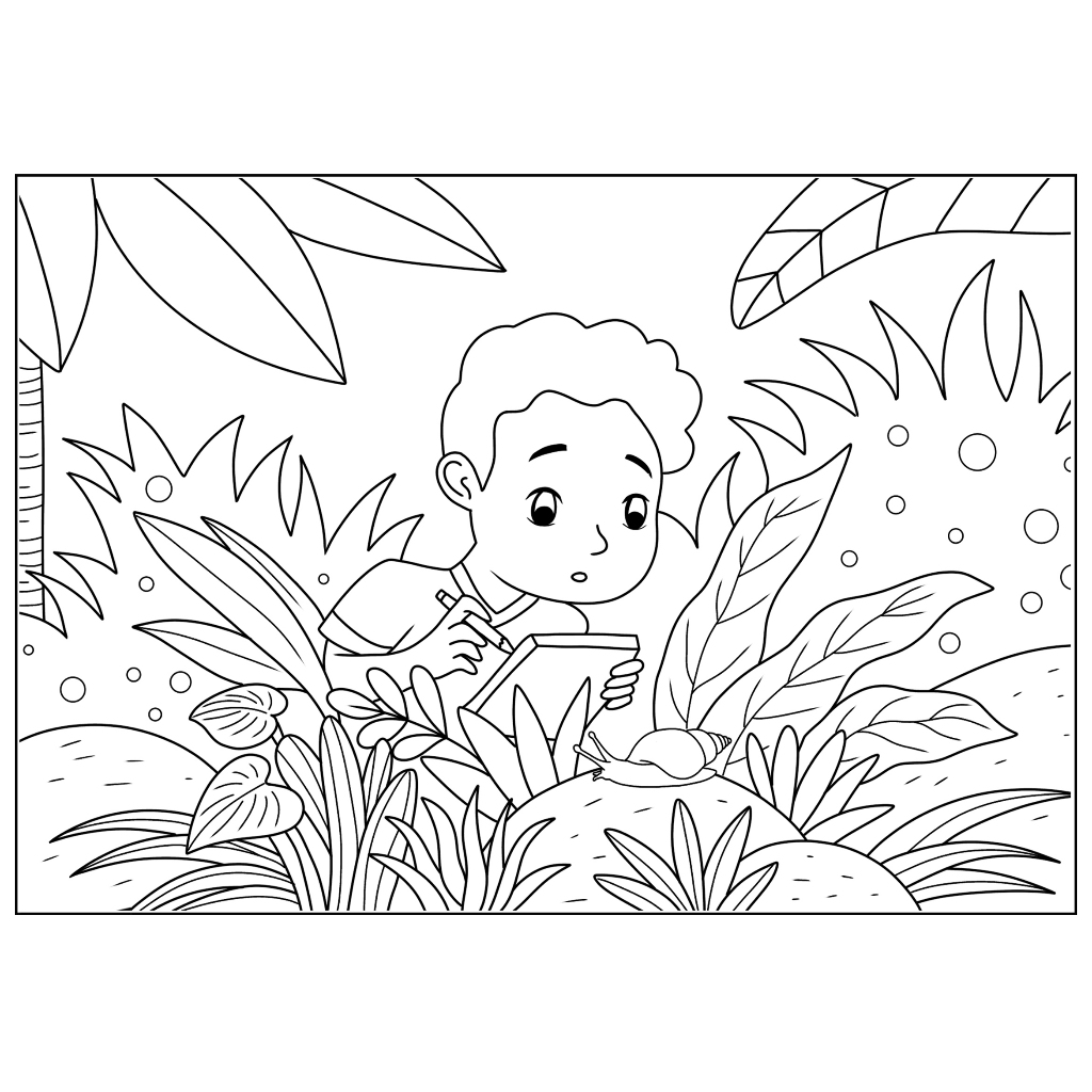 Children's Theme Coloring Drawing Paper | Coloring Paper | Festive FUN ...