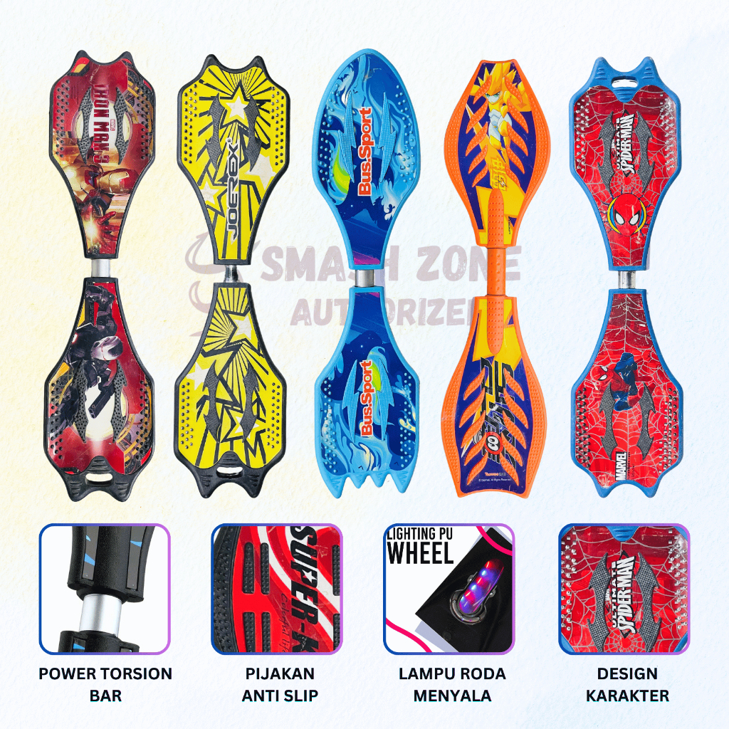 Rocking Wave Skate Board Children's Skateboard Character Wheels PU ...