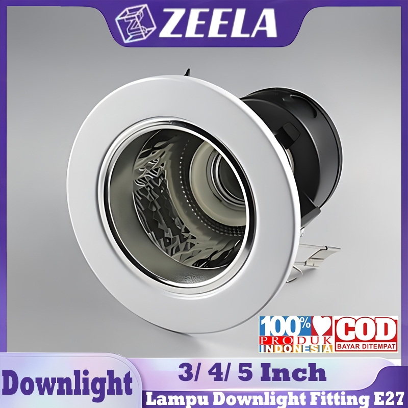Downlight Lamp Shade Fitting E27/ Downlight 3/4/5 Inch Round Ceiling ...