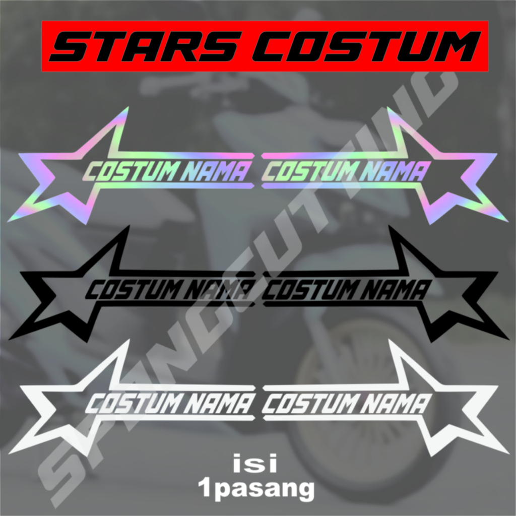 Star Sticker Stars Custom Star Name Stars Sticker costum Like Like ...