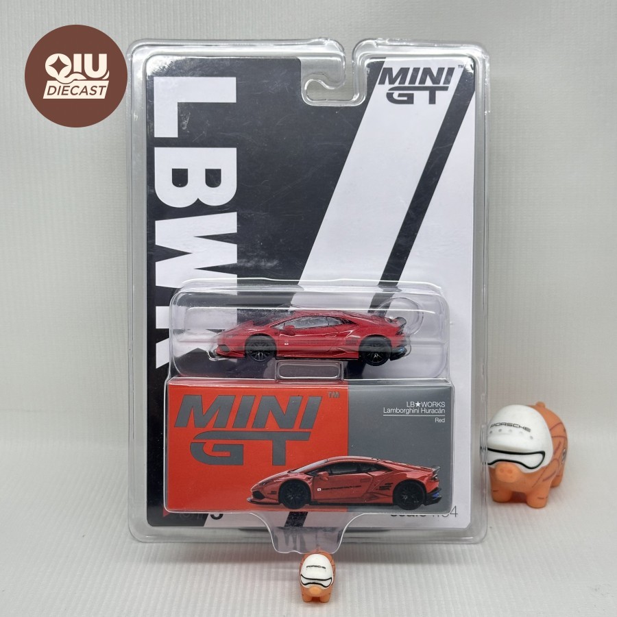 Mini GT 375 Lamborghini Huracan Red LBWK Liberty Walk Blister Japan ...
