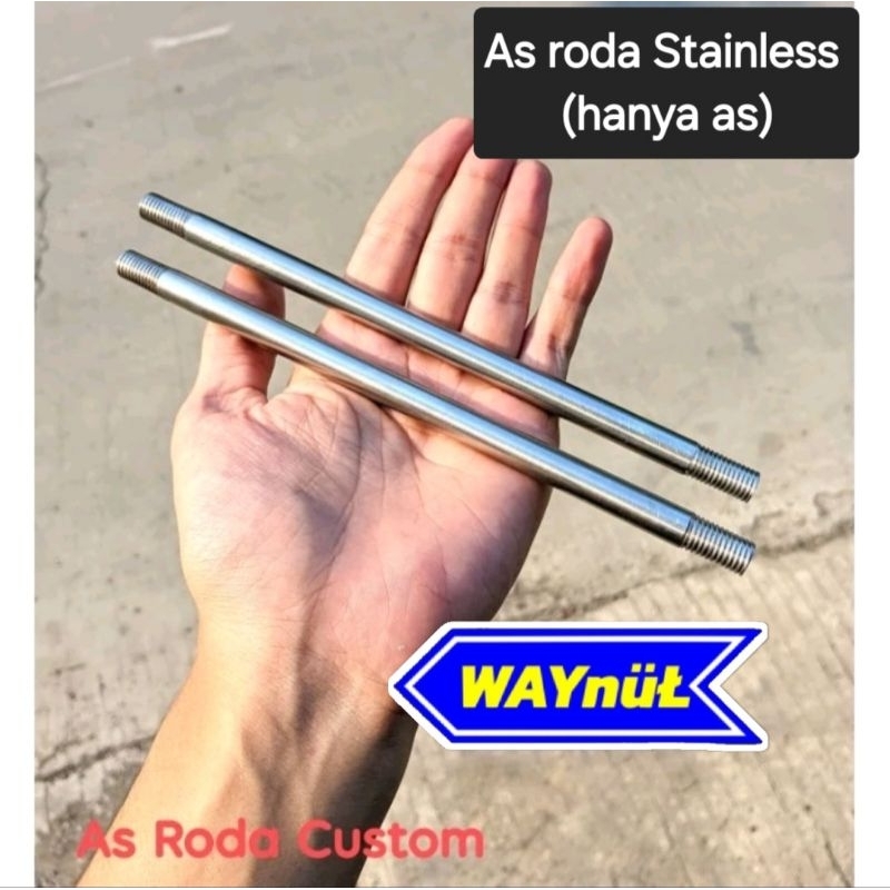 Stainless Front Axle (Us Only) original costum | Shopee Philippines