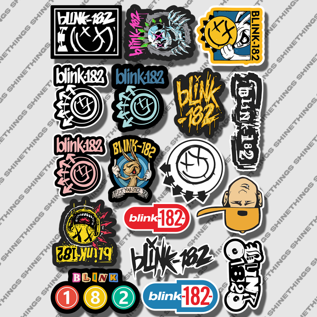 Sticker pack band Blink 182 || Aesthetic band Stickers For The case Of ...