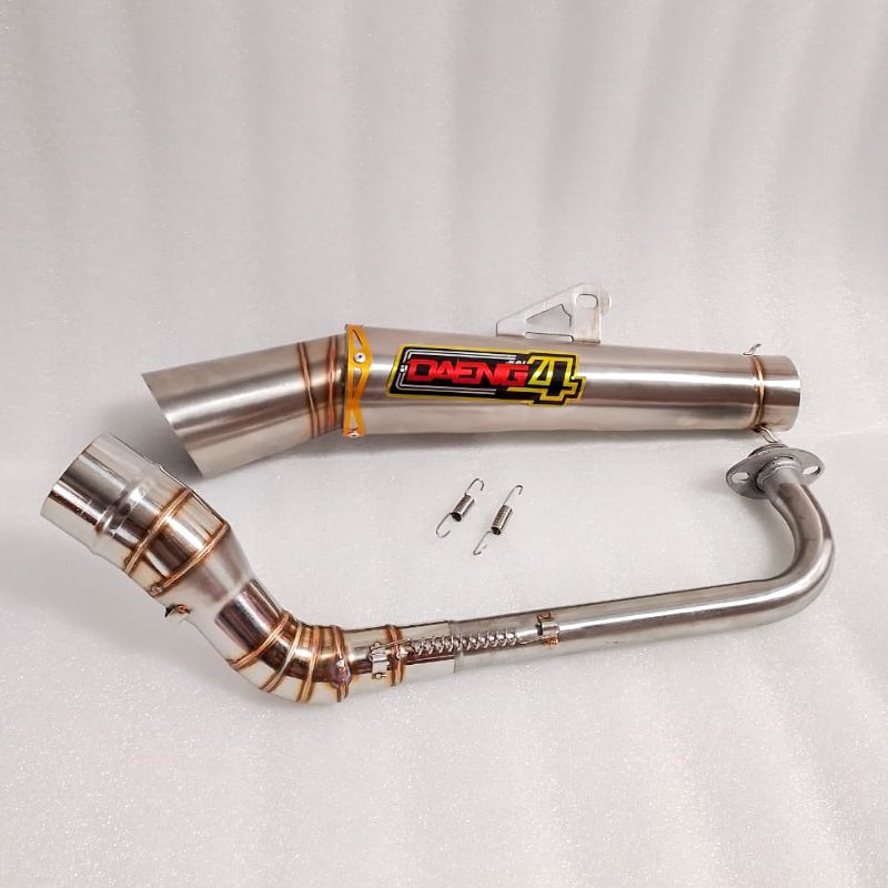 Daeng sai4 open pipe exhaust for Mio sporty Mio soulty Mio i Mio soul i ...