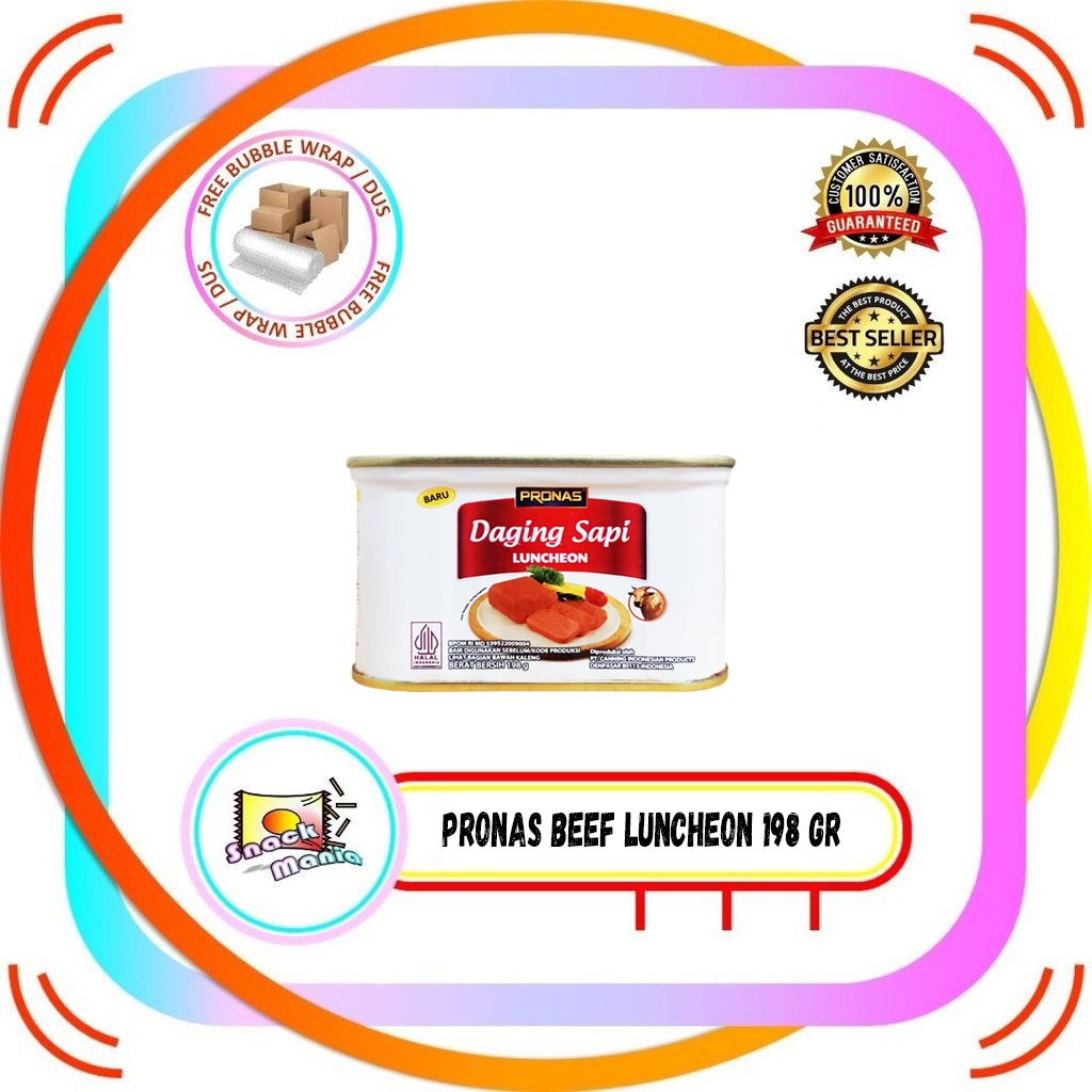 Pronas Beef Luncheon Ham Beef 198 gr | Shopee Philippines