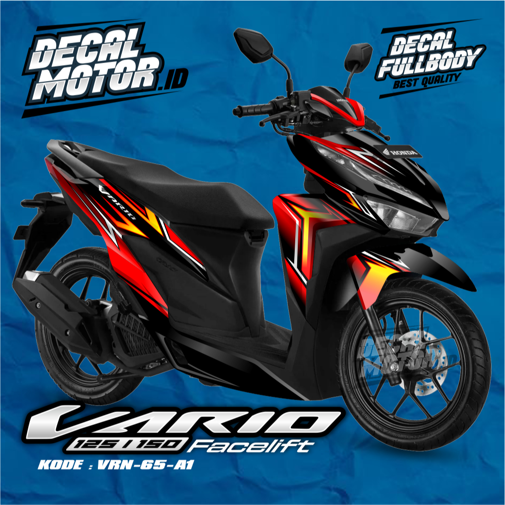 Fullbody Decal Sticker Vario 125/150 cc Vario New Facelift Gen 1 Simple ...