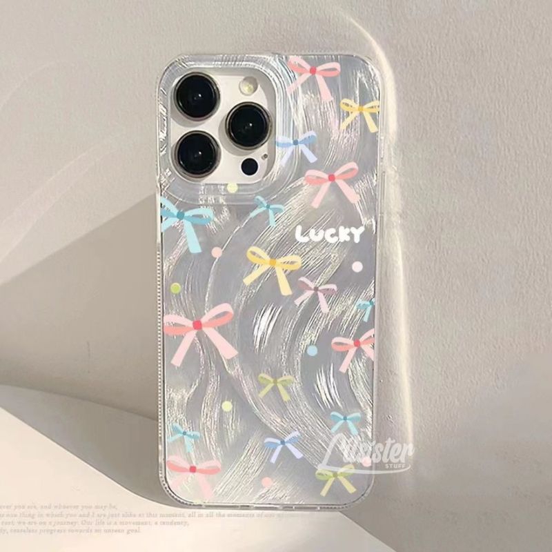 Npc Sweety Colorfull Ribbons Shell Iphone Case (XR 11 12 13 14 15 PRO ...