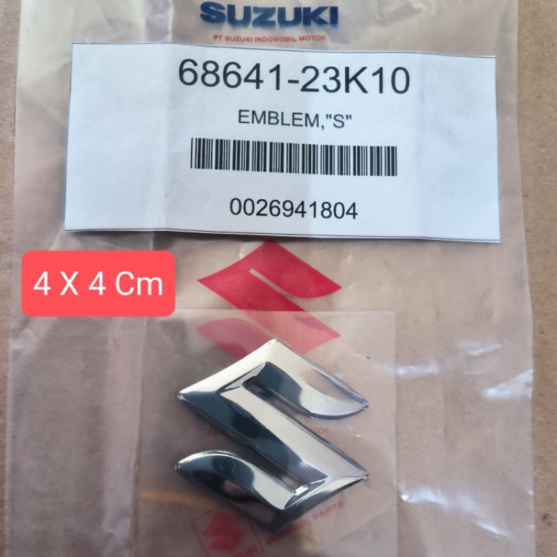 Suzuki S Emblem measuring 40 x 40 mmatau 4 x 4 cm | Shopee Philippines